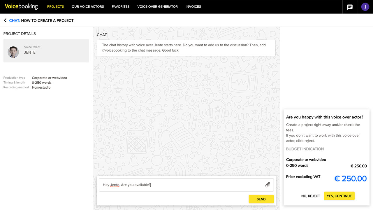 Voice Over Projects: Practical New Features | Voicebooking